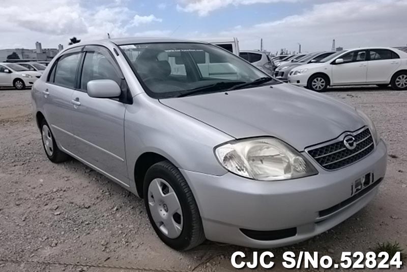 2002 Toyota Corolla Silver for sale | Stock No. 52824 | Japanese Used ...