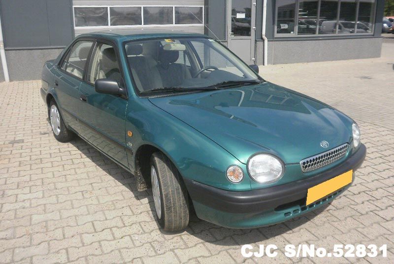 1997 Left Hand Toyota Corolla Green for sale | Stock No. 52831 | Left ...