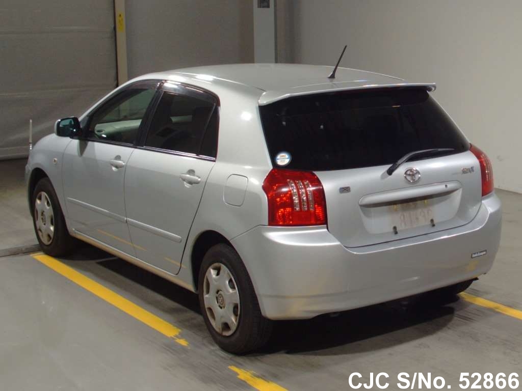 2004 Toyota Corolla Runx Silver for sale | Stock No. 52866 | Japanese ...