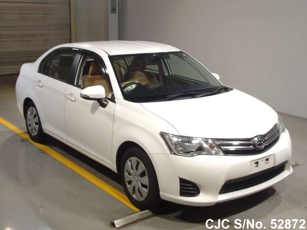 2013 Toyota Corolla Axio White for sale | Stock No. 52872 | Japanese ...