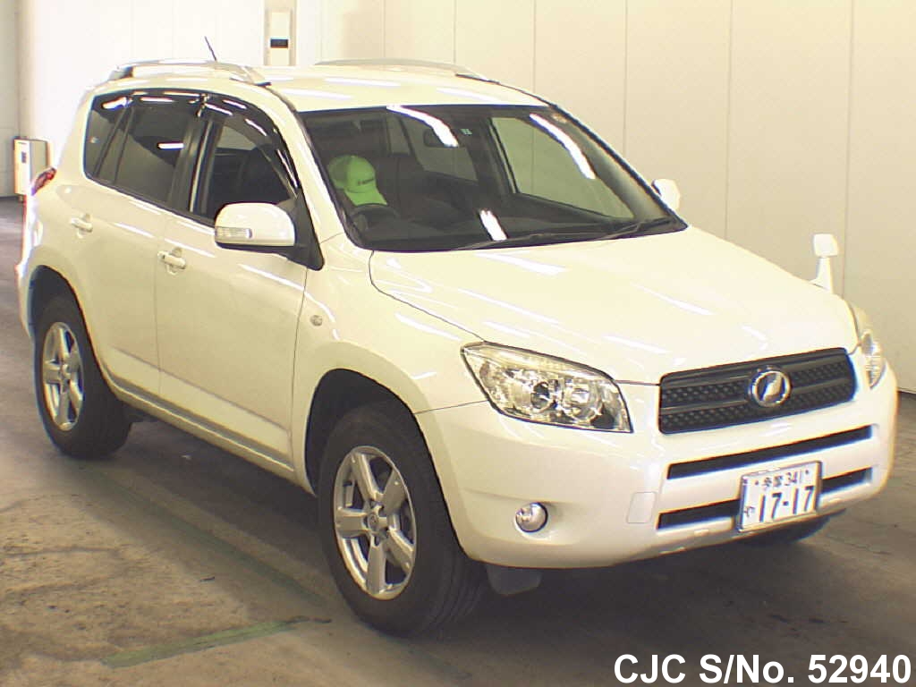 2006 Toyota Rav4 White for sale | Stock No. 52940 | Japanese Used Cars ...