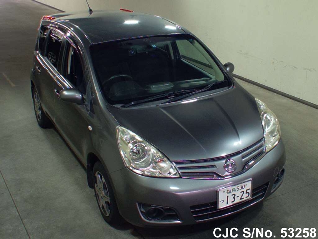 2008 Nissan Note Gray for sale | Stock No. 53258 | Japanese Used Cars ...