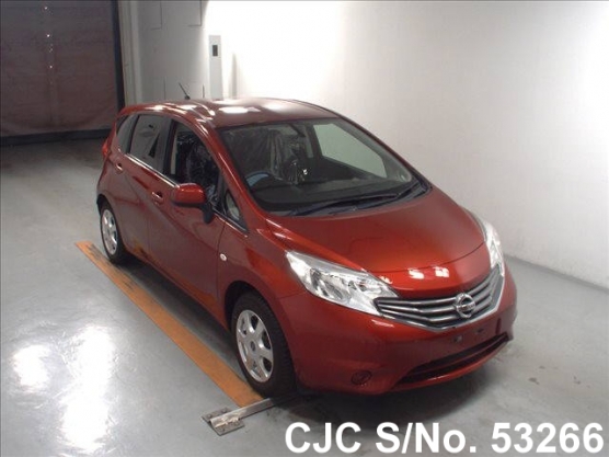 2012 Nissan Note Red for sale | Stock No. 53266 | Japanese Used Cars ...