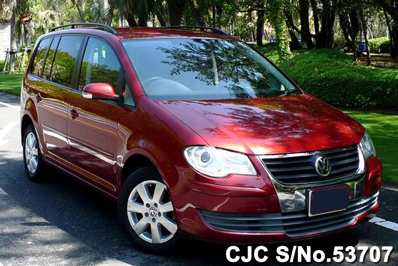 2008 Volkswagen Golf Touran Red for sale | Stock No. 53707 | Japanese ...
