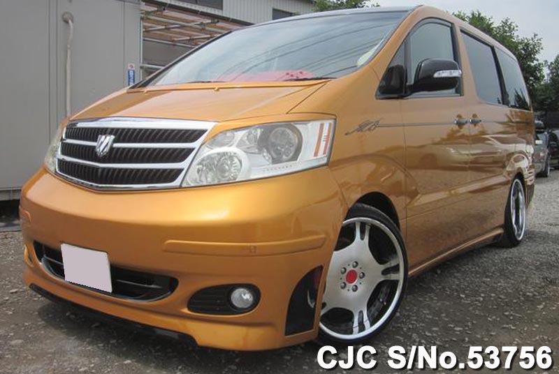 2004 Toyota Alphard Gold Metallic for sale | Stock No. 53756 | Japanese ...