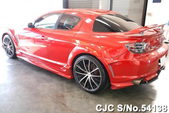 Red Mazda Rx8 Modified