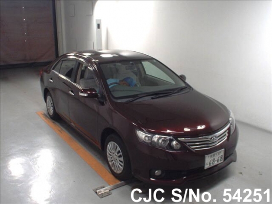 2012 Toyota Allion Red for sale | Stock No. 54251 | Japanese Used Cars ...