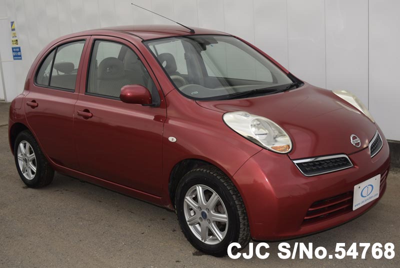 2007 Nissan March Red for sale | Stock No. 54768 | Japanese Used Cars ...