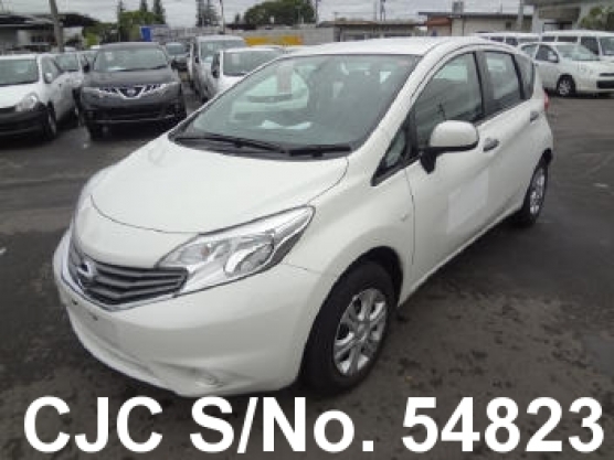 2013 Nissan Note White for sale | Stock No. 54823 | Japanese Used Cars ...
