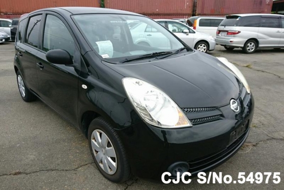 2007 Nissan Note Black for sale | Stock No. 54975 | Japanese Used Cars ...