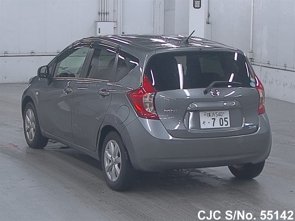 2012 Nissan Note Gray for sale | Stock No. 55142 | Japanese Used Cars ...