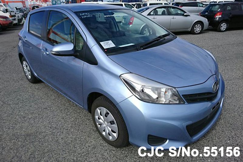 2013 Toyota Vitz Blue for sale | Stock No. 55156 | Japanese Used Cars ...