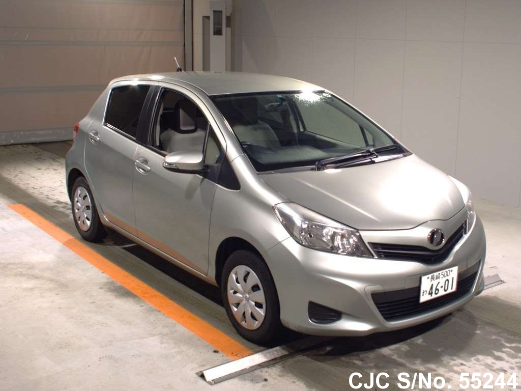 2012 Toyota Vitz Silver for sale | Stock No. 55244 | Japanese Used Cars ...