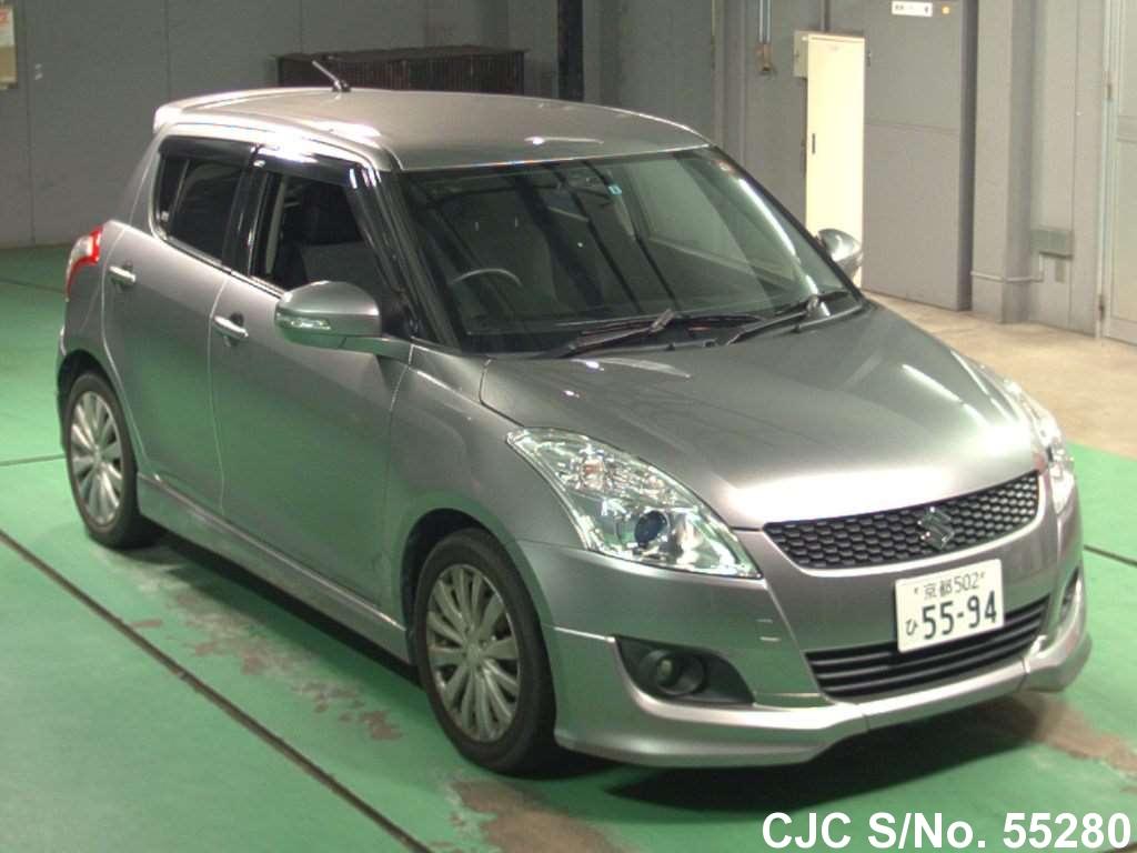 2012 Suzuki Swift Silver for sale | Stock No. 55280 | Japanese Used ...