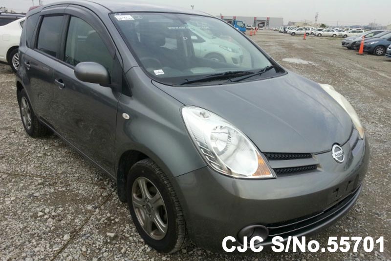 2007 Nissan Note Gray for sale | Stock No. 55701 | Japanese Used Cars ...