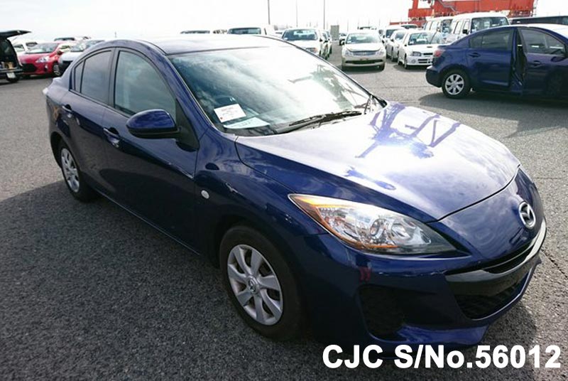 2012 Mazda Axela Blue for sale | Stock No. 56012 | Japanese Used Cars ...