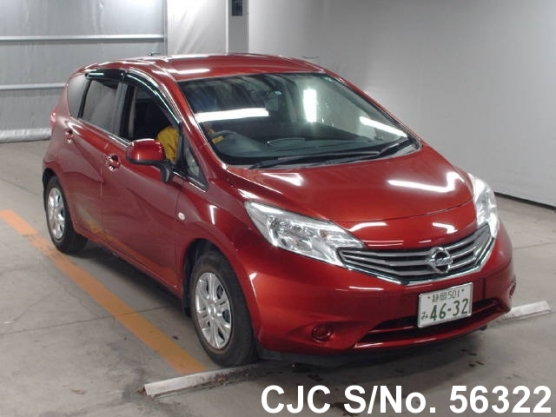 2013 Nissan Note Red for sale | Stock No. 56322 | Japanese Used Cars ...