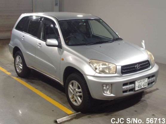 2003 Toyota Rav4 Silver for sale | Stock No. 56713 | Japanese Used Cars ...