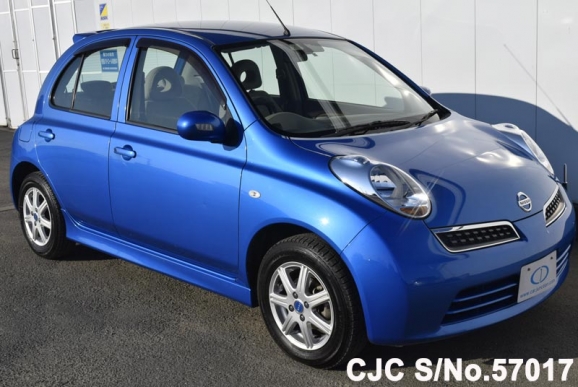 2008 Nissan March Blue for sale | Stock No. 57017 | Japanese Used Cars ...