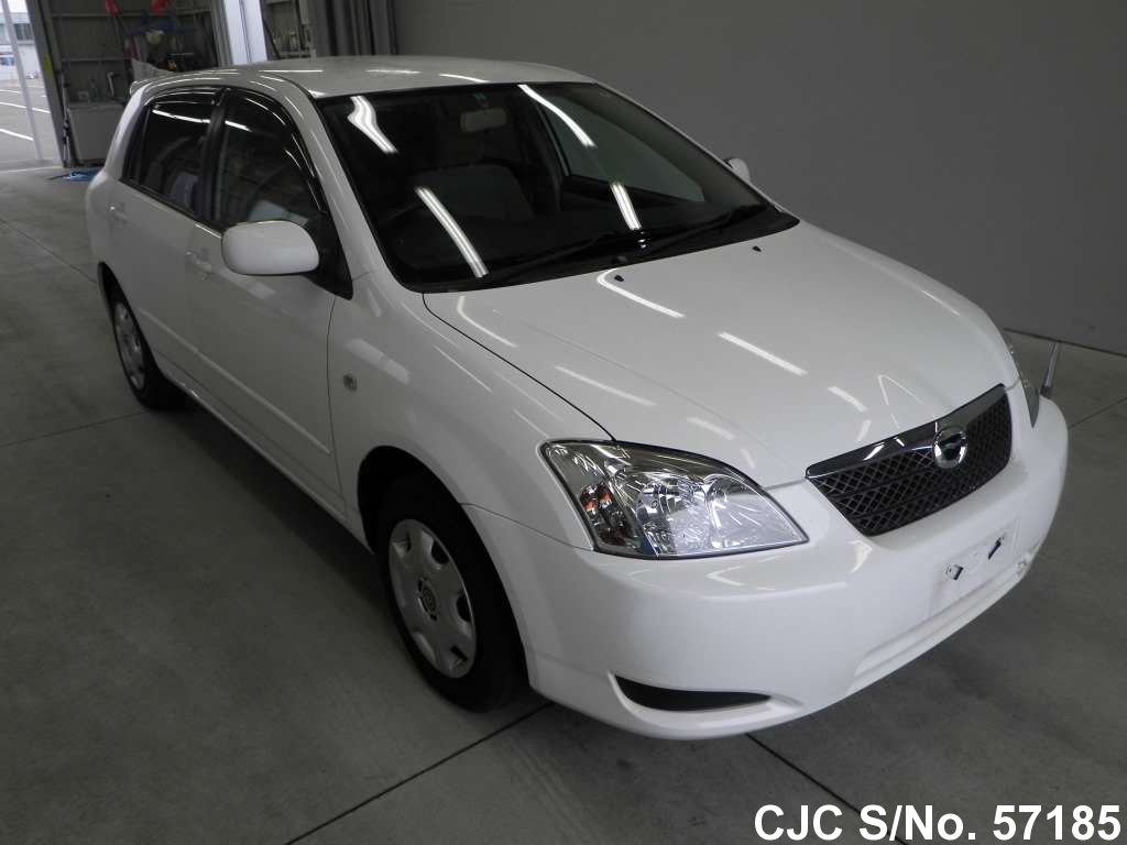 2004 Toyota Corolla Runx White for sale | Stock No. 57185 | Japanese ...
