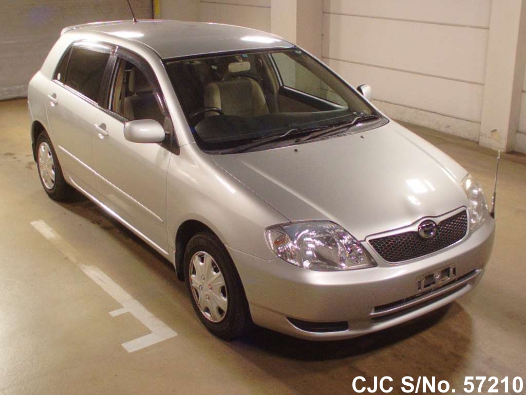 2002 Toyota Corolla Runx Silver for sale | Stock No. 57210 | Japanese ...