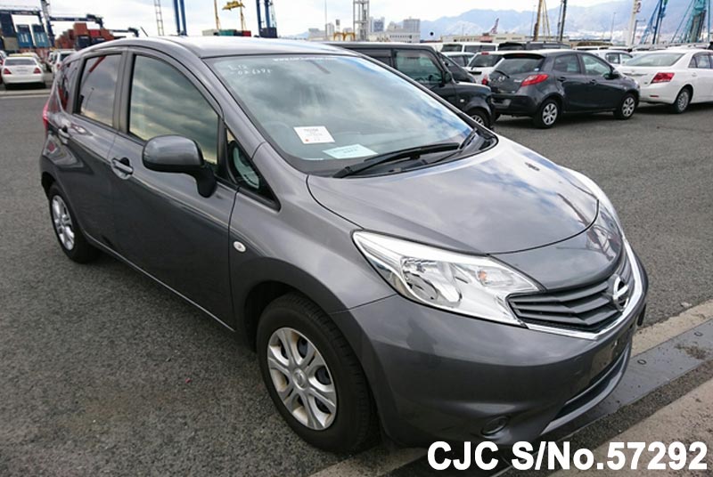 2013 Nissan Note Gray Metallic for sale | Stock No. 57292 | Japanese ...