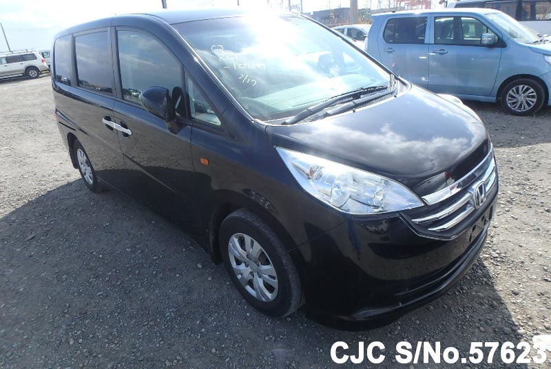 2008 Honda Step Wagon Black for sale | Stock No. 57623 | Japanese Used ...