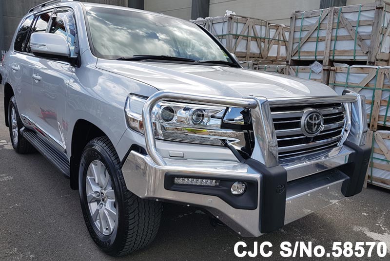 2017 Toyota Land Cruiser Silver for sale | Stock No. 58570 | Japanese ...