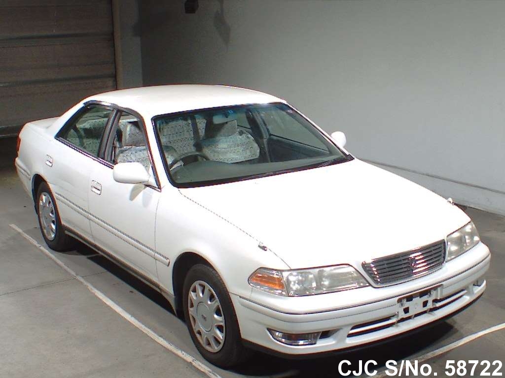1998 Toyota Mark II White for sale | Stock No. 58722 | Japanese Used ...