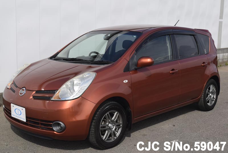 2007 Nissan Note Orange for sale | Stock No. 59047 | Japanese Used Cars ...