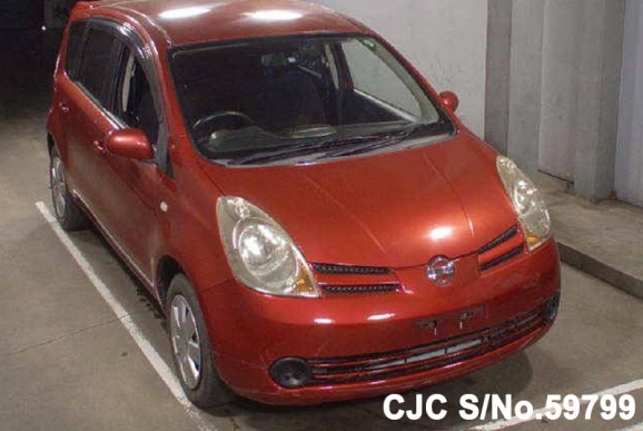 2006 Nissan Note Red for sale | Stock No. 59799 | Japanese Used Cars ...