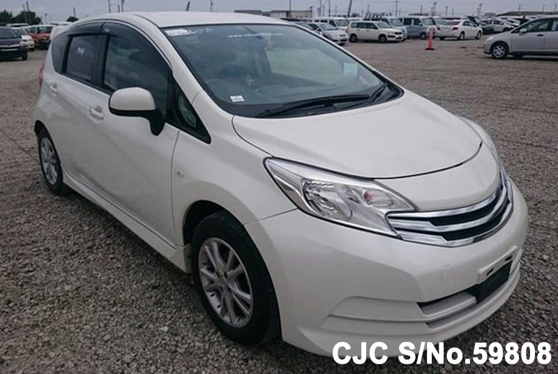 2013 Nissan Note White for sale | Stock No. 59808 | Japanese Used Cars ...