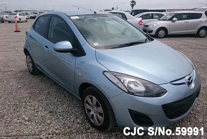 2013 Mazda Demio Blue for sale | Stock No. 59991 | Japanese Used Cars ...