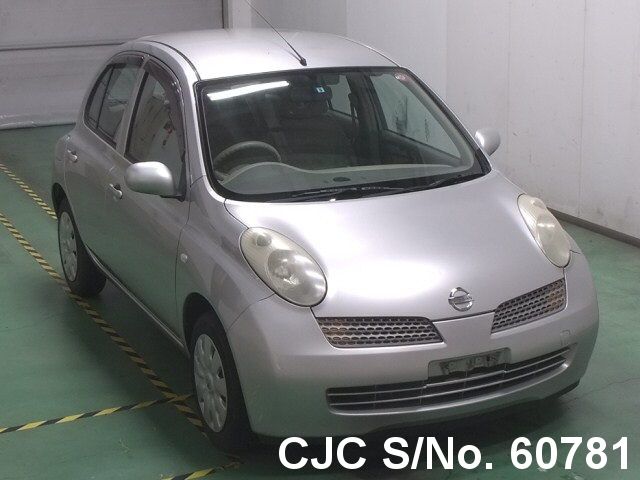 2002 Nissan March Silver for sale | Stock No. 60781 | Japanese Used ...