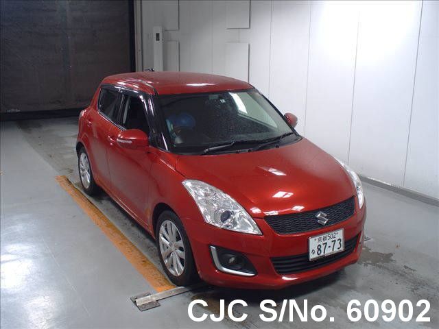2014 Suzuki Swift Red for sale | Stock No. 60902 | Japanese Used Cars ...