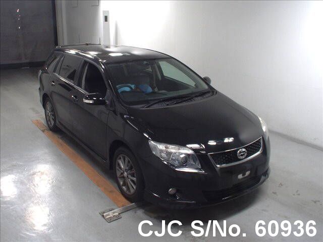 2010 Toyota Corolla Fielder Black for sale | Stock No. 60936 | Japanese ...