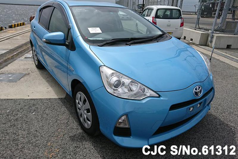 2013 Toyota Aqua Light Blue for sale | Stock No. 61312 | Japanese Used ...