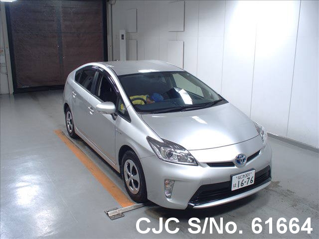 2014 Toyota Prius Hybrid Silver for sale | Stock No. 61664 | Japanese ...