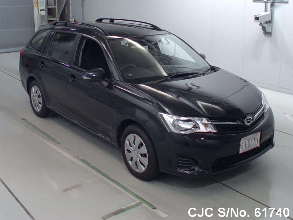 2014 Toyota Corolla Fielder Black for sale | Stock No. 61740 | Japanese ...