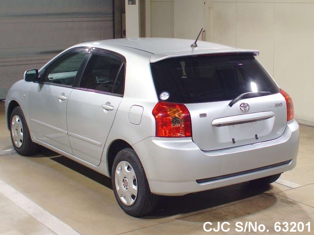 2005 Toyota Corolla Runx Silver for sale | Stock No. 63201 | Japanese ...