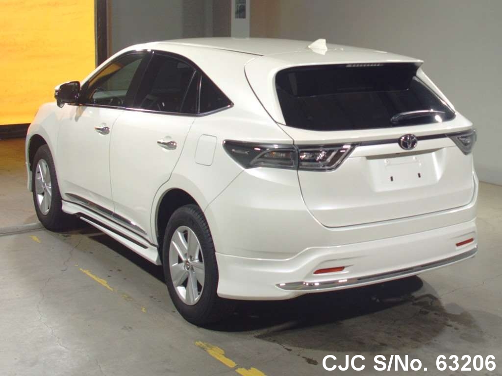 2016 Toyota Harrier White for sale | Stock No. 63206 | Japanese Used ...