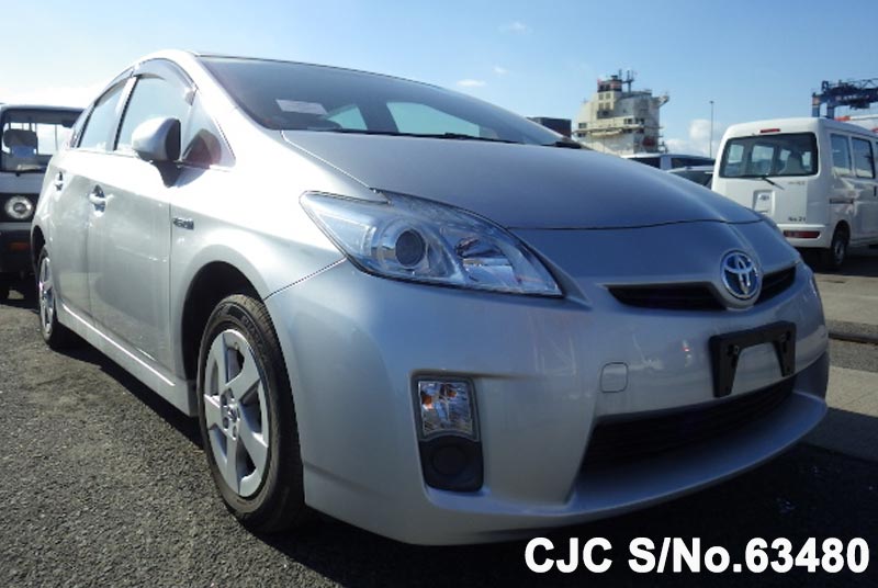 2012 Toyota Prius Hybrid Silver for sale | Stock No. 63480 | Japanese ...