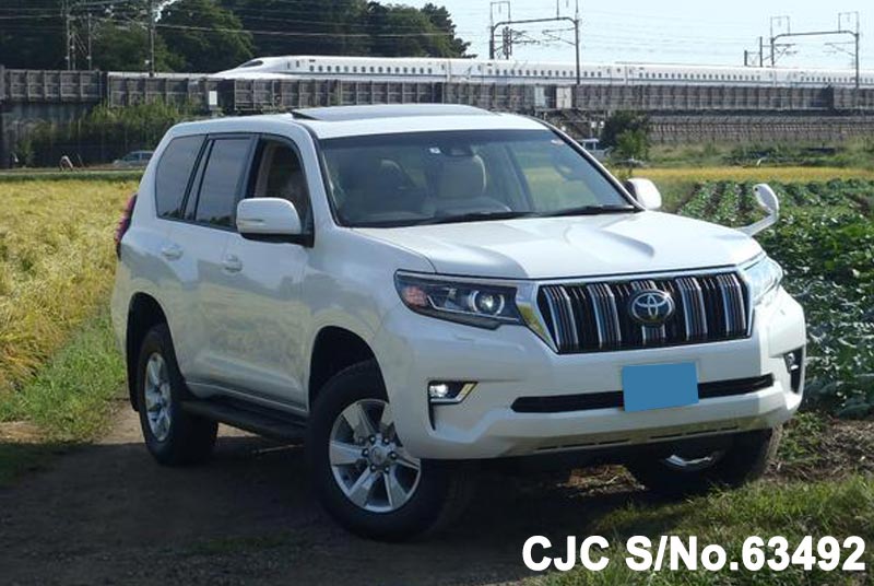 2018 Toyota Land Cruiser Prado White for sale | Stock No. 63492 ...