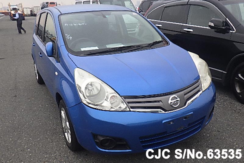 2008 Nissan Note Blue for sale | Stock No. 63535 | Japanese Used Cars ...