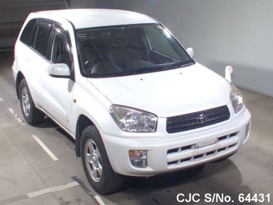 2003 Toyota Rav4 White for sale | Stock No. 64431 | Japanese Used Cars ...