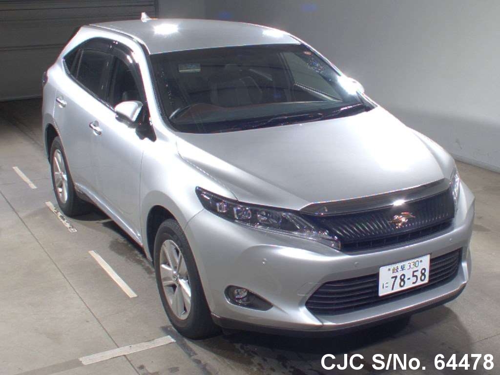 2014 Toyota Harrier Silver for sale | Stock No. 64478 | Japanese Used ...