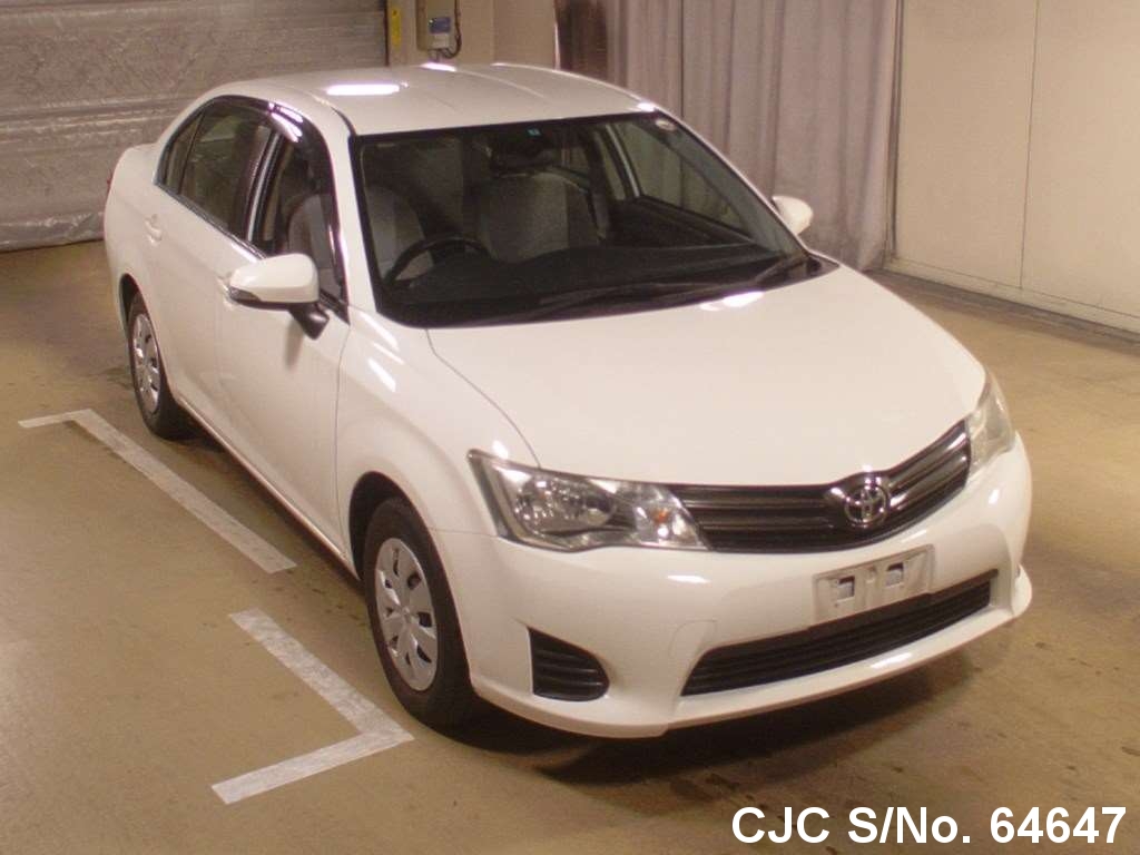 2013 Toyota Corolla Axio White for sale | Stock No. 64647 | Japanese ...