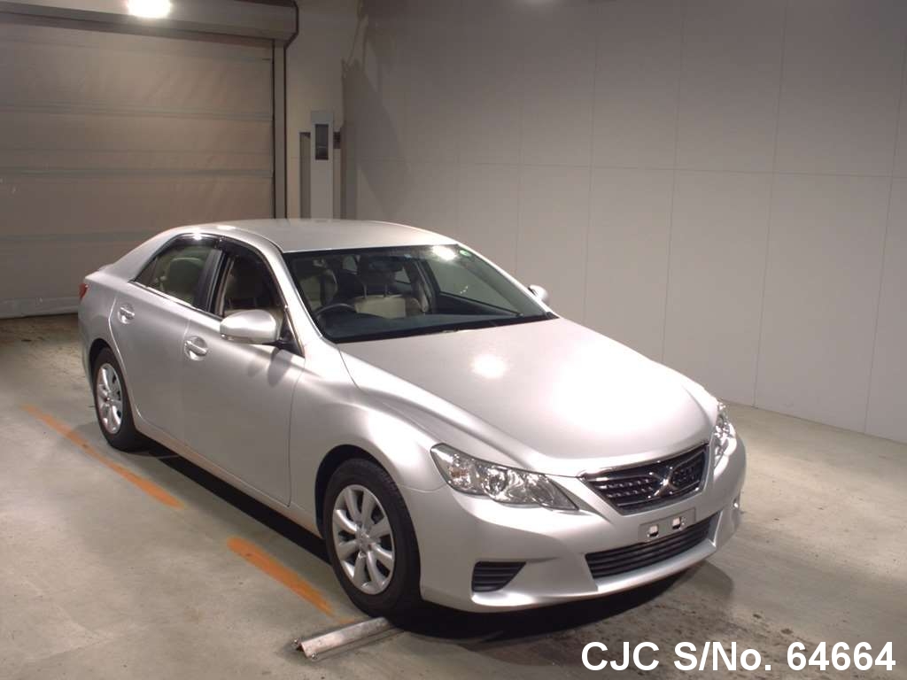 2010 Toyota Mark X Silver for sale | Stock No. 64664 | Japanese Used ...