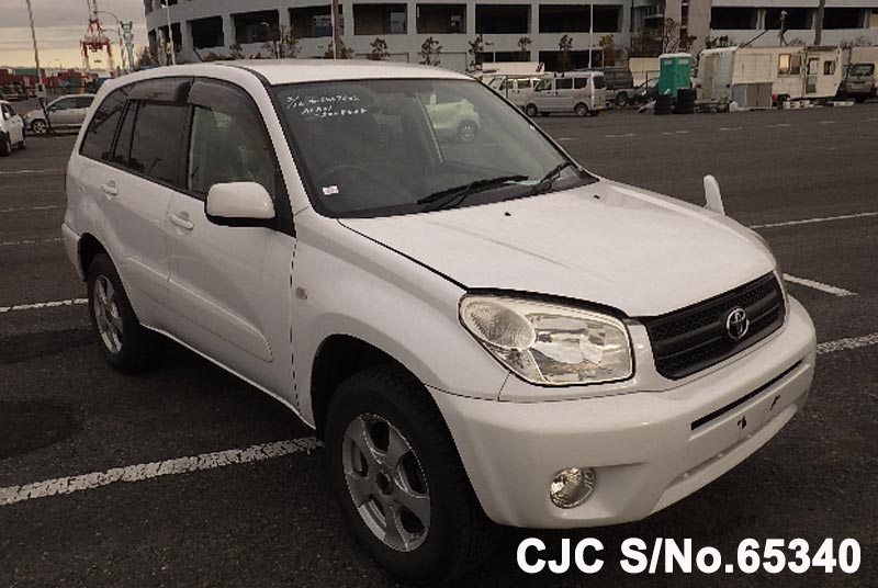 2005 Toyota Rav4 White for sale | Stock No. 65340 | Japanese Used Cars ...