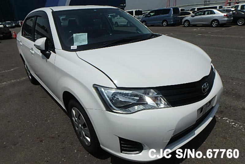 2013 Toyota Corolla Axio White for sale | Stock No. 67760 | Japanese ...